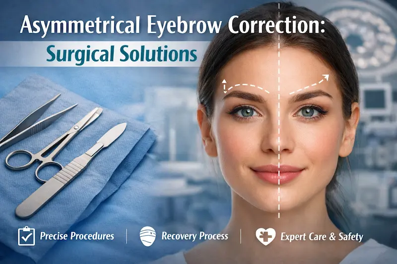 Asymmetrical Eyebrow Correction: 2026 Surgical Options Guide